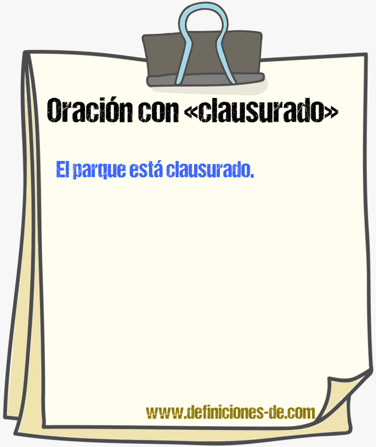 54 oraciones con «clausurado»