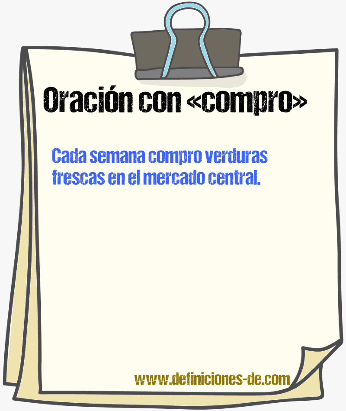 8 oraciones con «compro»