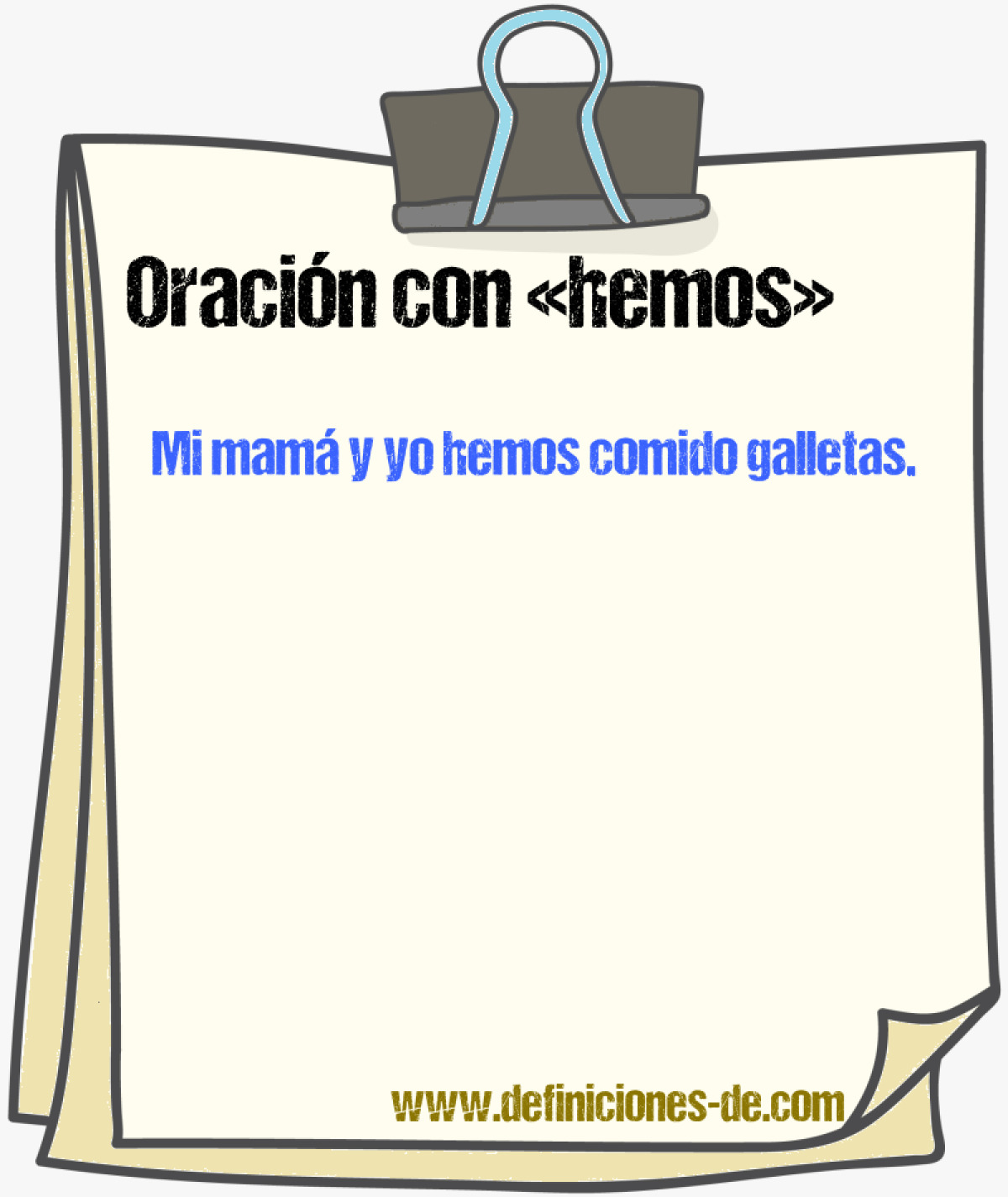14 oraciones con «hemos»