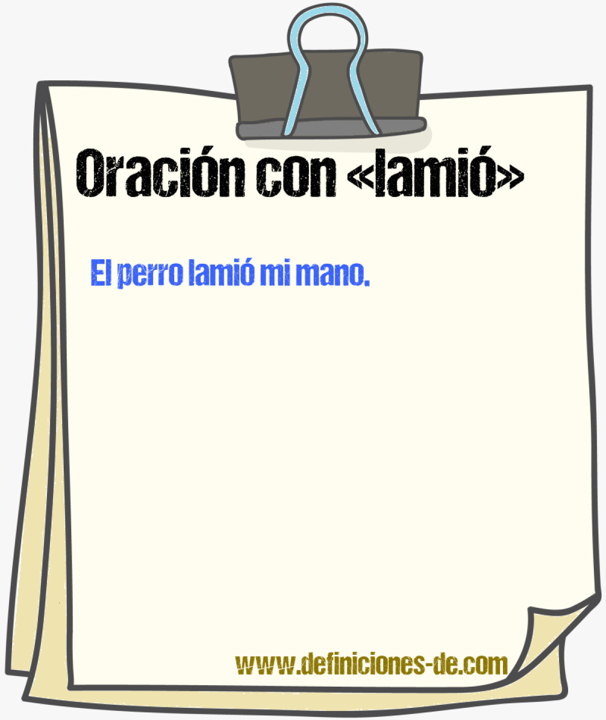 56 oraciones con «lamió»