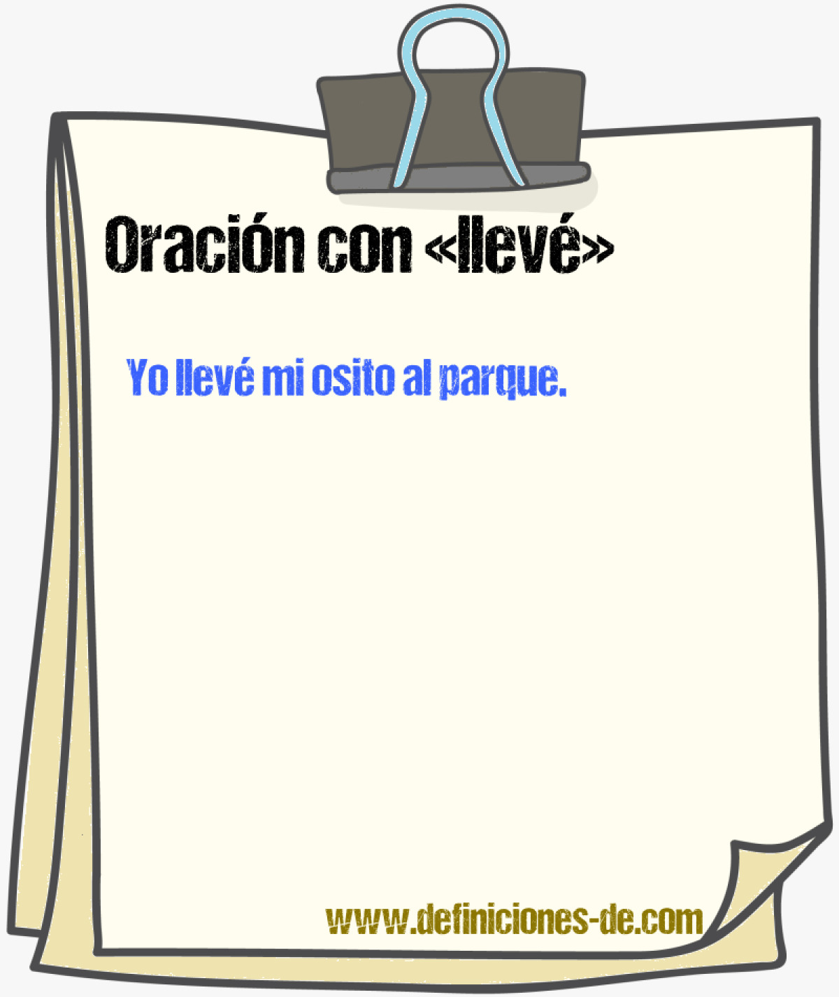 18 oraciones con «llevé»