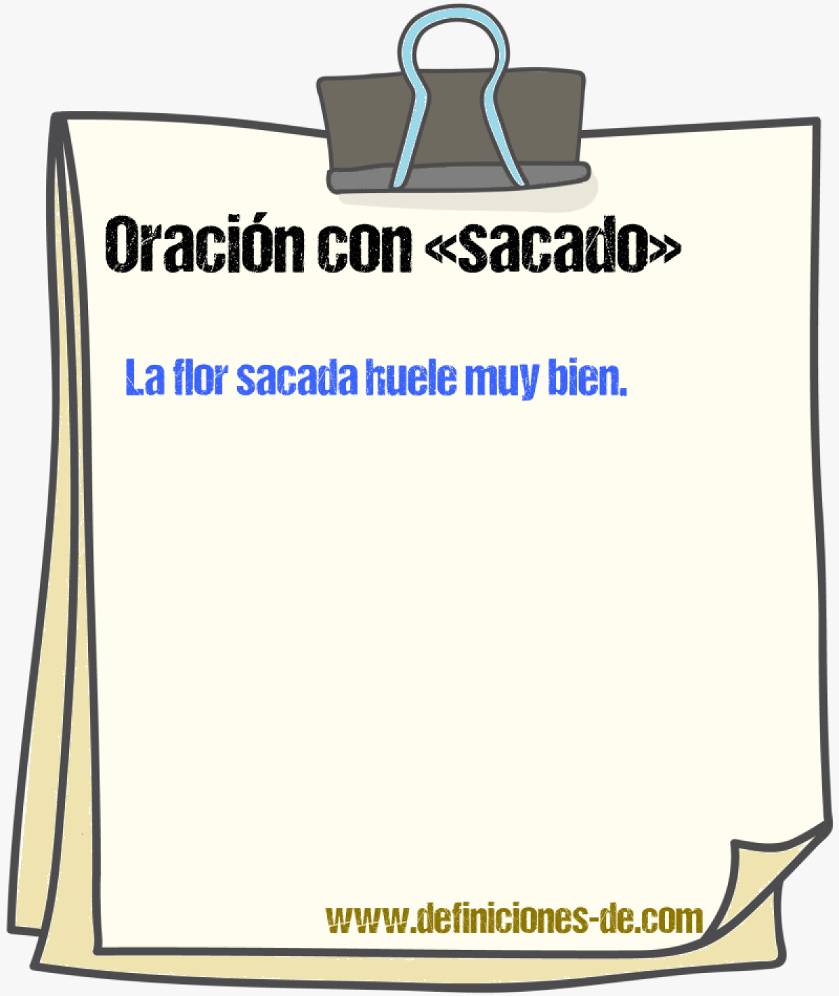23 oraciones con «sacado»