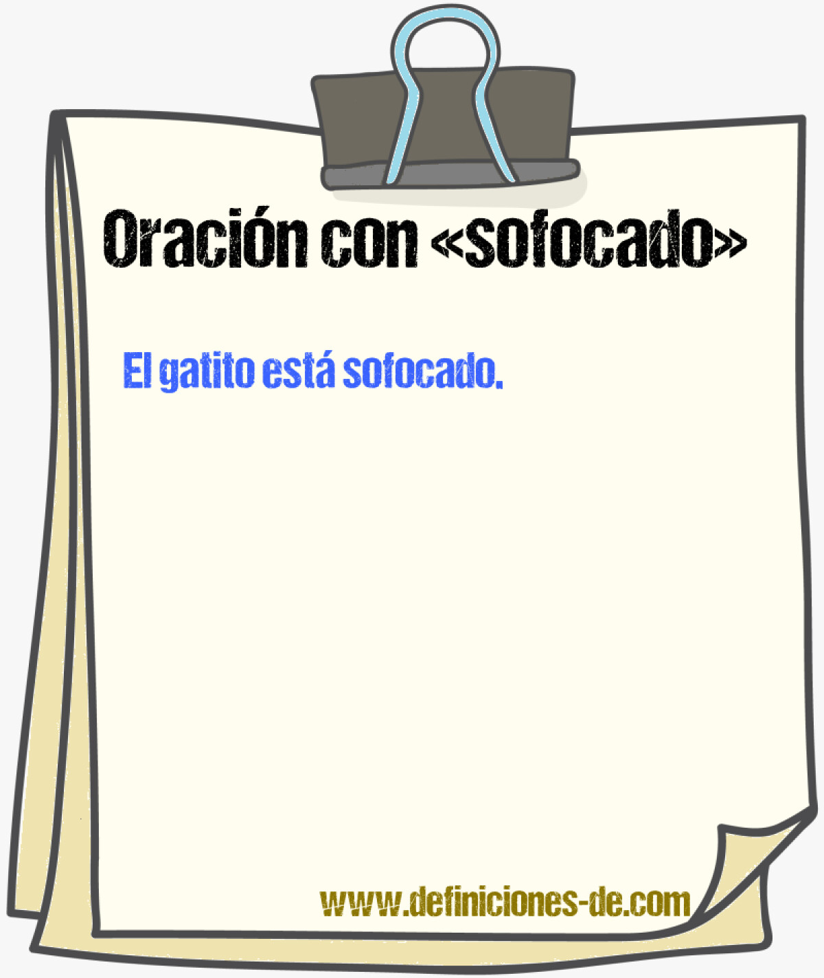 58 oraciones con «sofocado»